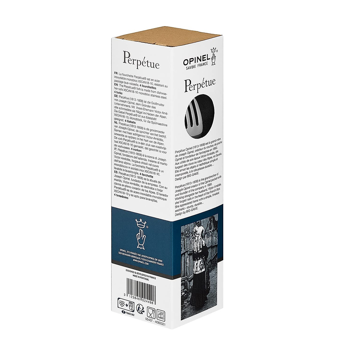 Opinel Les Essentials+ Kitchen Prep + Flatware Bundle