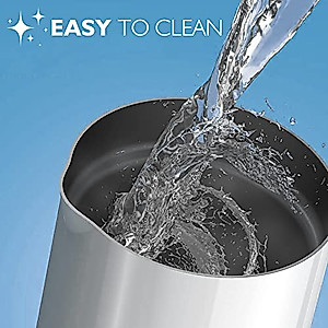 Milk Frother and Steamer, FENNICA 4-in-1 Electric Coffee Frother, Hot and Cold Milk Steamer with Spatula & 4 Whisks, Auto Shut-Off for Latte, Cappuccino, Macchiato