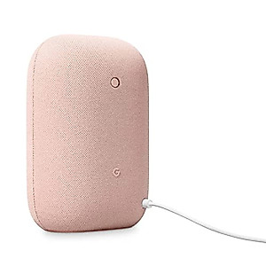 Google Audio Bluetooth Speaker with Keychain LED - Wireless Music Streaming - Sand Pink