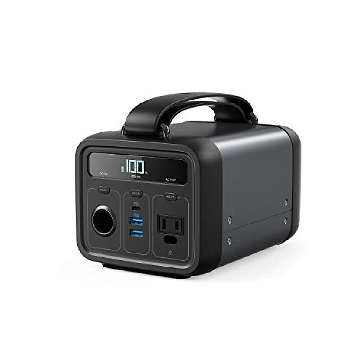 Anker Portable Power Station, 213Wh/57600 mAh PowerHouse 200 with 110 AC Outlet/30W USB-C Power Delivery for Camping, Road Trips, Emergency, and More