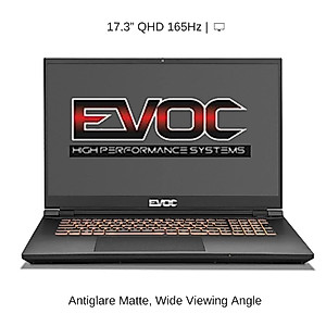 HIDevolution EVOC High Performance Systems PD701A (PD70PNP) 17.3" QHD 165Hz, 1.7 GHz i7-12700H, RTX 3060, 32 GB 3200MHz RAM, 512 GB PCIe SSD