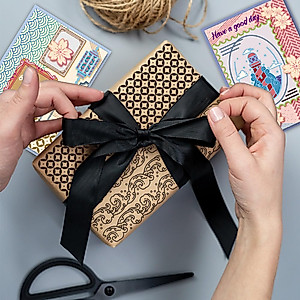 PH PandaHall Clear Stamps, Japanese Textures Rubber Stamps PVC Plastic Silicone Stamps Transparent Seal Stamps for DIY Scrapbooking, Photo Album Decorative, Cards Making, 6.2x4.3inch