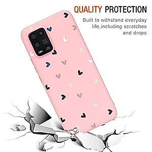 KAPUCTW 2 Pack for Xiaomi Mi 10 Lite 5G Case Anti-Scratch Slim Soft TPU Cover Back Bumper Case 6.57 Inch, Gel Rubber Full Body Protection Shockproof Cover Case Drop Protection Case, Love
