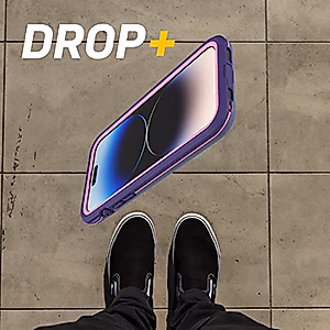 OtterBox FRE Series Waterproof Case with MagSafe (Designed by LifeProof) for iPhone 14 Pro Max (ONLY) - Valor (Purple)