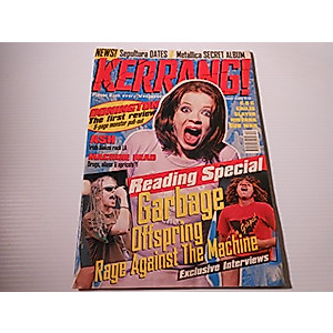 Kerrang! magazine(UK Publication) issue 611 August 24, 1996 (Garbage, Offspring, Rage against the machine on cover)[single issue magazine]