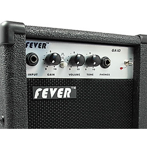Fever GA-10 10 Watts Guitar Combo Amplifier with Overdrive Distortion Switch