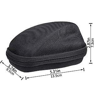co2CREA Hard Case Replacement for Logitech MX Master 3 Master 3S Advanced Wireless Mouse (Graphite Black Case)