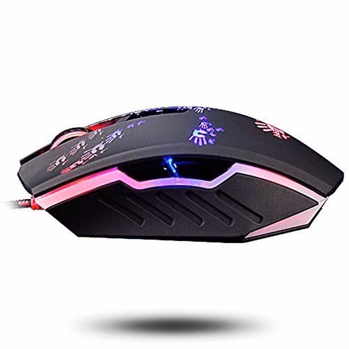 Bloody A60L Optical Gaming Mouse with Light Strike (LK) Switch & Scroll - Fully Programmable and Advance Macros (A60L)
