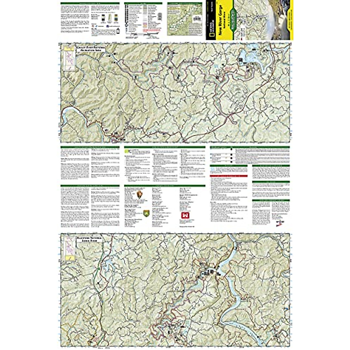 New River Gorge National River Map (National Geographic Trails Illustrated Map, 242)