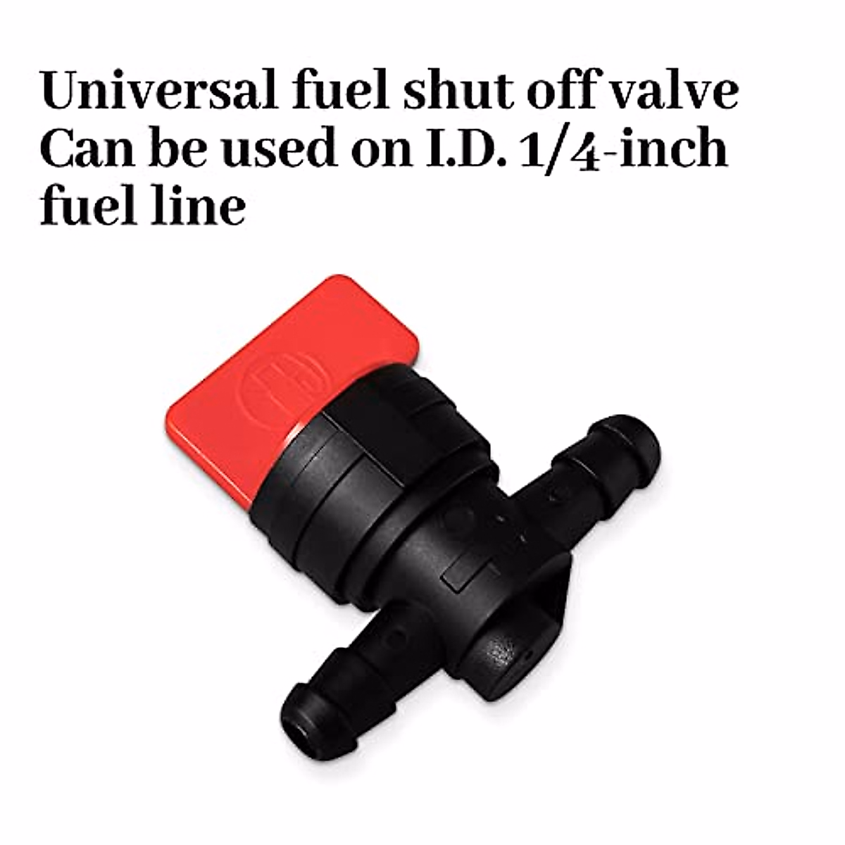 Fuel Shut Off Valve for Mower - 1/4" Fuel Cut Off Valve for Riding Lawn Mower Garden Tractor Pressure Washer Snowblower, in Line Fuel Gas Control Shut Off Valve Switches Tap for Small Engines