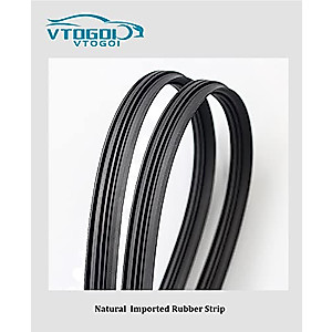 VTOGOI Original Factory Quality windshield wiper blades front and rear set Replacement for 2011-2017 BMW X3 26"+20"+13" (Pack of 3)