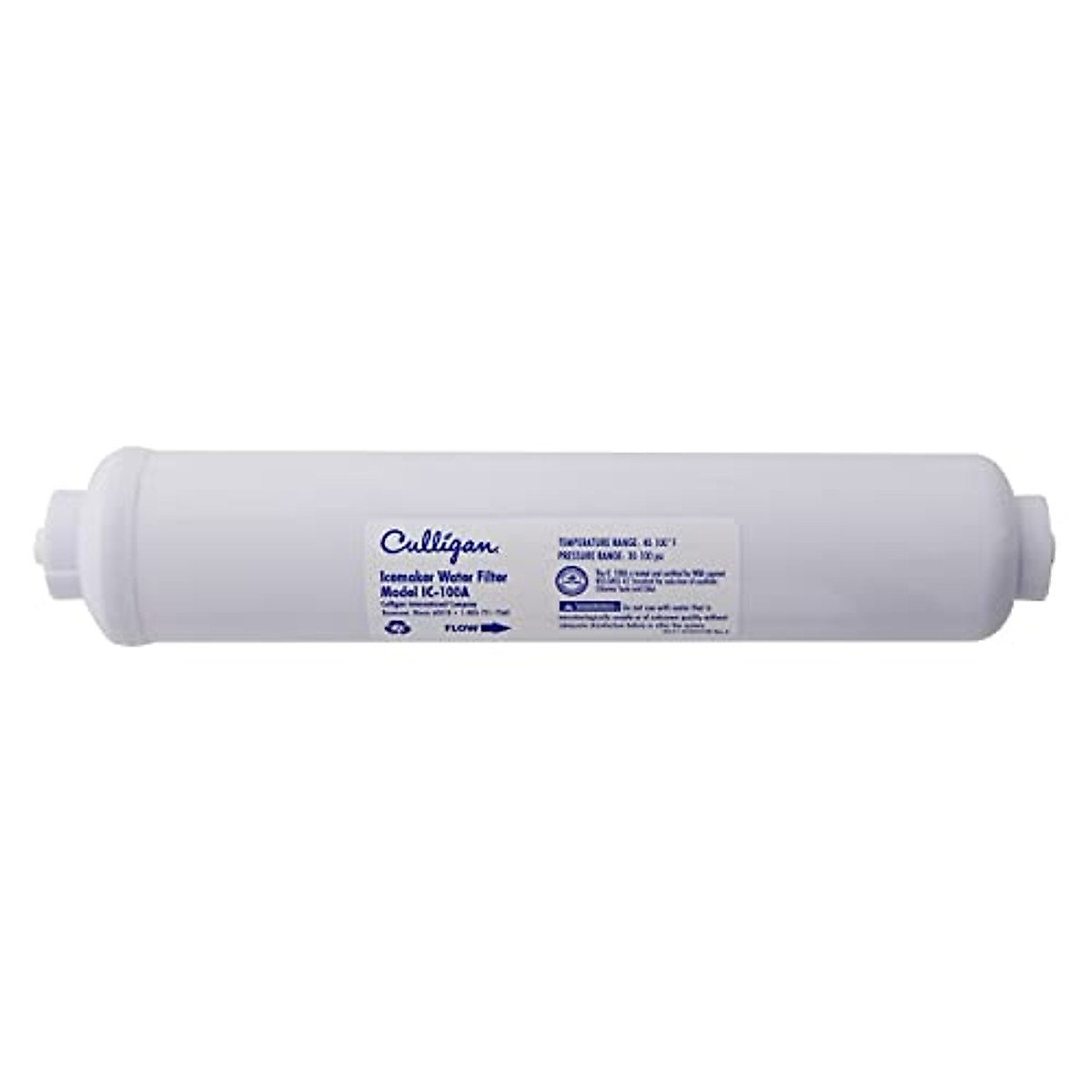 Culligan IC-100A Level 1 Disposable Inline Filter - White