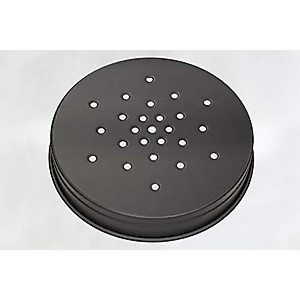 LloydPans Kitchenware USA Made Hard-Anodized 12 Inch Perforated Deep Dish Pizza Pan
