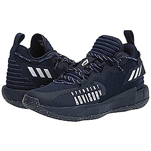 adidas Unisex Dame 7 Extply Basketball Shoe, Team Navy Blue/White/Team Navy Blue, 11 US Men