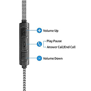 MMUSS Sleep Ultra Thin Pillow Speakers with Mic, Control Button for Sleep Headphones. Headband Headphone Replacement