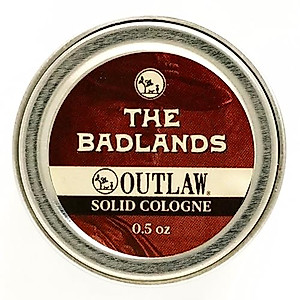Smoky Cedar & Campfire Solid Cologne Balm - The Badlands Scent, by Outlaw - 1 oz wax Men's or Women's Scent