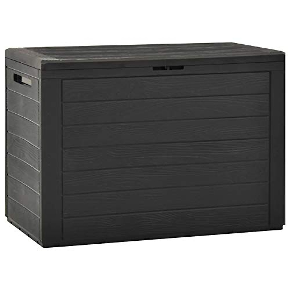 Tidyard Garden Storage Box Storage Cabinet 50.2 Gal Deck Box Garden Organizer Toolbox for Patio, Lawn, Poolside, Backyard Outdoor Furniture 38.7 x 17.3 x 21.7 Inches (W x D x H)