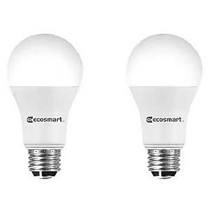 Generic EcoSmart 40/60/100-Watt Equivalent A19 Energy Star 3-Way LED Light Bulb Soft White (2-Pack), 1001654095