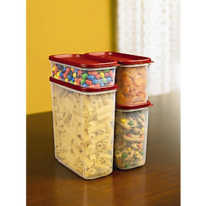 Rubbermaid Rubbermiad Modular Canisters Food Storage, 8-Piece Set, clear