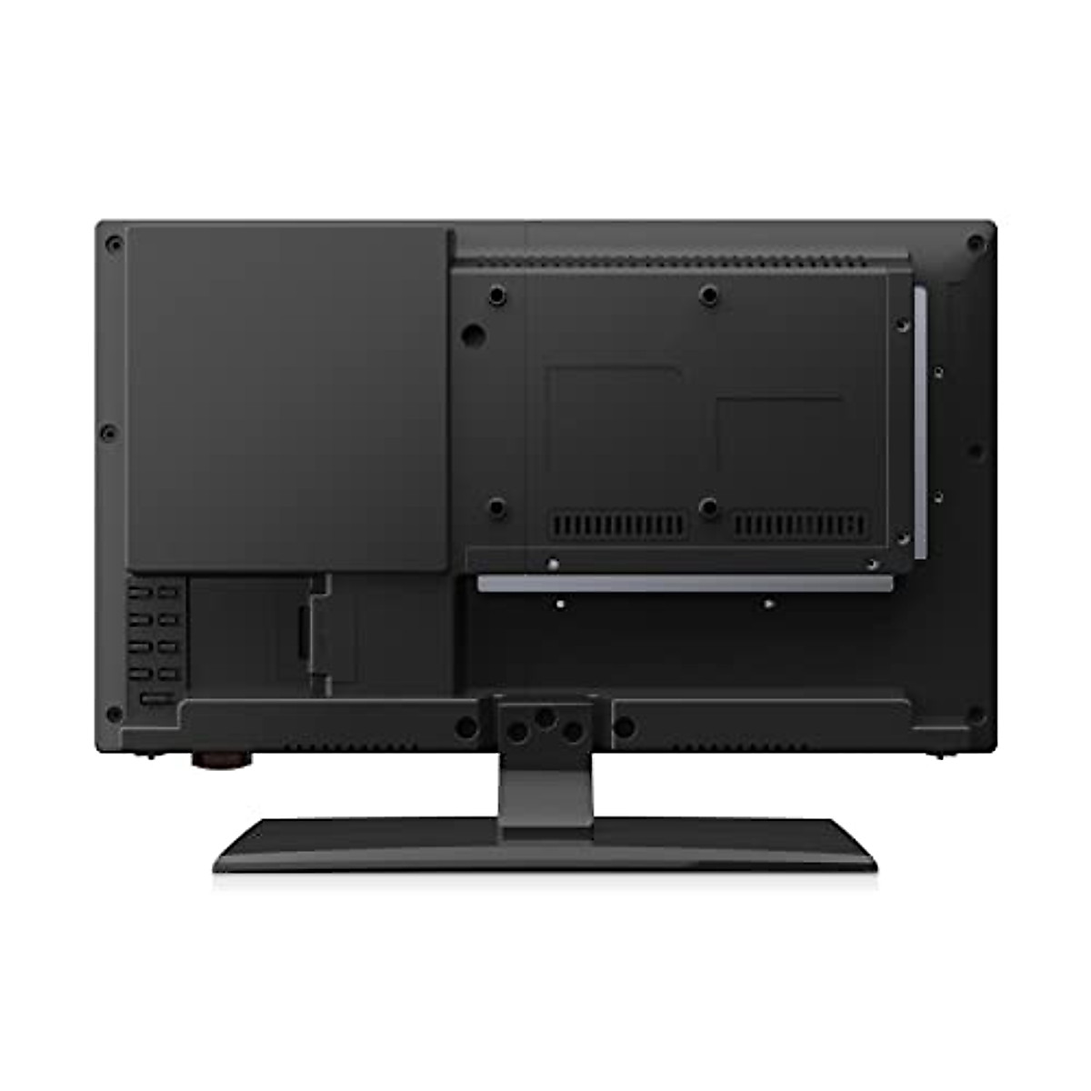 SYLVOX 24 Inch TV 12/24 Volt TV 1080P Full HD RV TV,Built-in DVD Player FM Radio with Base and Digital Noise Reduction Function