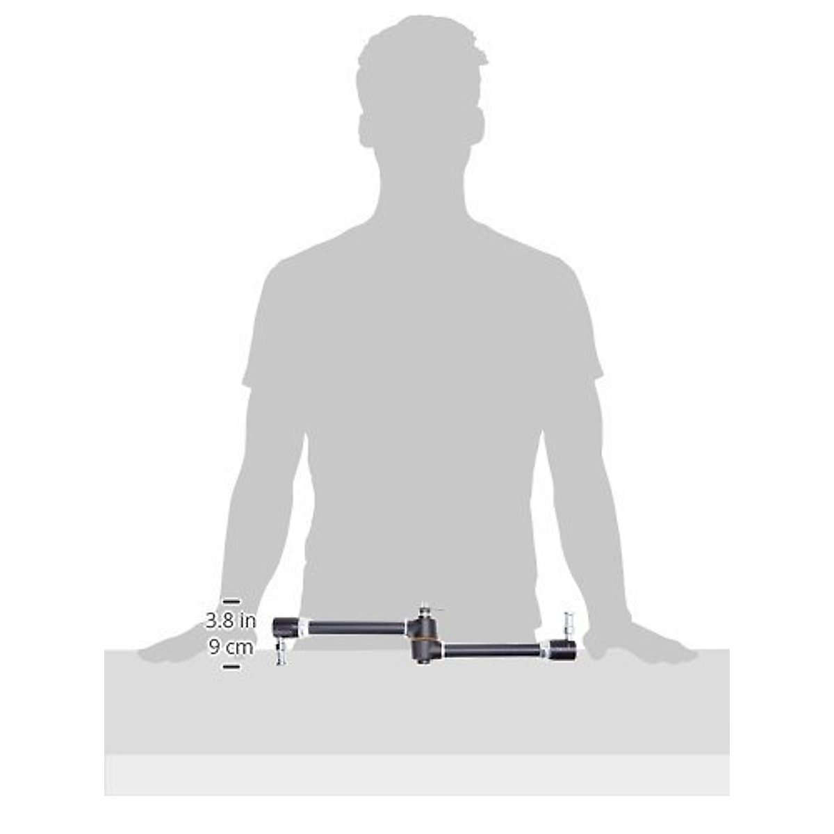 Manfrotto 244 Variable Friction Magic Arm with Camera Bracket - Replaces 2929,Black
