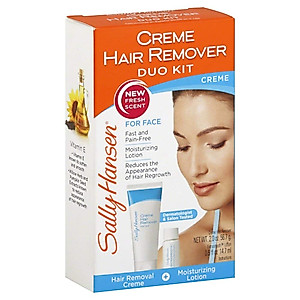 Sally Hansen Facial Hair Creme Remover Kit 1 ea (Pack of 8)