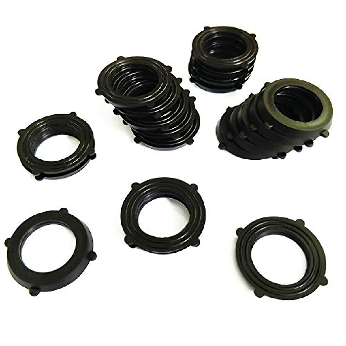 TTSAM Garden Hose Seal Waters Hose Washers Hose Ring, Rubber Hose Gaskets Firmly Set Inside Fittings for Garden Hose and Water Faucet (Pack of 20)
