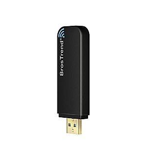 BrosTrend Linux USB WiFi Adapter 1200Mbps Supports Ubuntu, Mint, Kali, Debian, Kubuntu, Mate, Zorin, PureOS, Raspberry Pi 2+, Windows 11, USB3.0 Wireless Dual Band Wi-Fi 5GHz/867Mbps + 2.4GHz/300Mbps