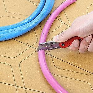 Hyper Tough 2-Piece FOLDING UTILITY KNIFE SET Quick-Change Blade INTEGRATED BELT CLIP