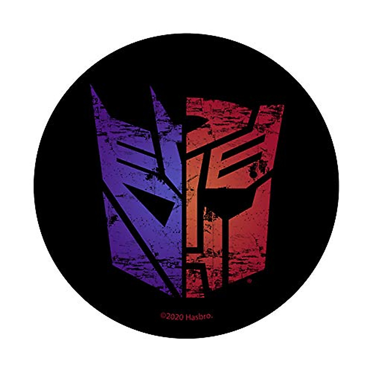 Transformers Autobots And Decepticons Split PopSockets PopGrip: Swappable Grip for Phones & Tablets