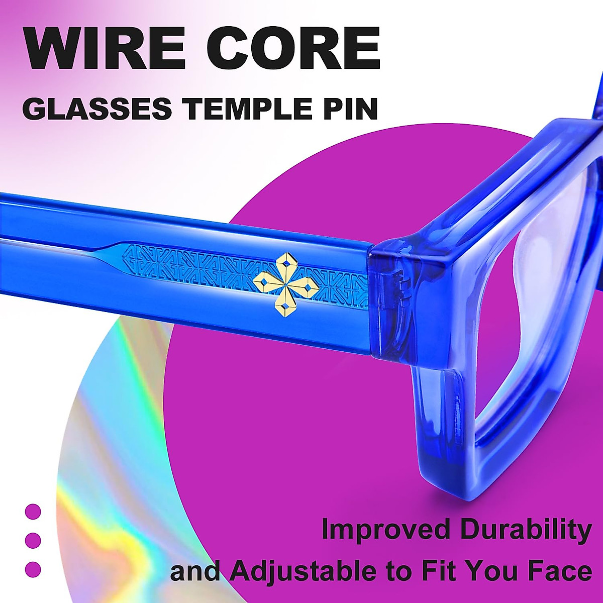 VISOONE Blue Light Blocking Glasses Rectangle Chic Preppy Look MultiColor Frame for Women Men RIVER