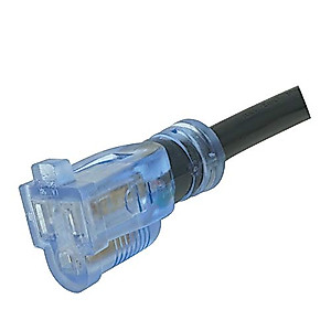 Southwire 65038901 14/3 25-Ft. Generator Power Cord; Black