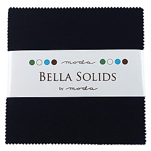 Bella Solids Navy Charm Pack 42 Squares 5" Moda Fabrics 9900PP 20