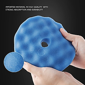 Buffing Polishing Pads, ZFE 7Pcs 6"(150mm) Waffle Foam Buffing Pads Polishing Pads Wool Pad Kit for 6Inch Backing Plate RO/DA/GA Car Polisher Boat Compounding, Polishing and Waxing