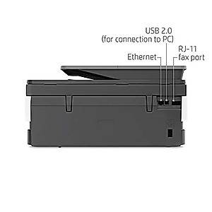 HP OfficeJet Pro 8035e Wireless Color All-in-One Printer (Basalt) with up to 12 Months Instant Ink (Renewed Premium)