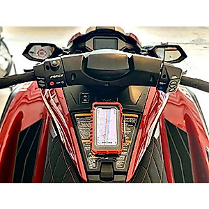 Sgroi Innovations, LLC SafeBox (Orange) - Universal, Waterproof Cell Phone Case. Allows Full Usage of Phone While Protected from The Elements!