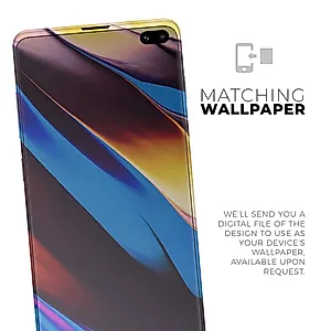 DesignSkinz Blurred Abstract Flow V19 Protective Vinyl Decal Wrap Skin Cover Compatible with The Samsung Galaxy S20 (Screen Trim & Back Glass Skin)