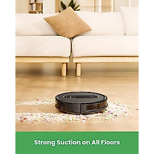 Vactidy Nimble T7 Robot Vacuum and Mop Combo, WiFi/App/Alexa/Siri Control, Robotic Vacuum Cleaner with Schedule, 2 in 1 Watertank & Dustbin, Self-Charging, Slim, Ideal for Hard Floor, Pet Hair, Carpet