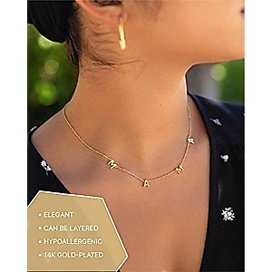 Benevolence LA Gold Mama Necklace Dainty Necklace, Necklaces For Women, Gifts for Mom, 14k Necklace, Mom Gifts from Son or Daughter | Designed in California