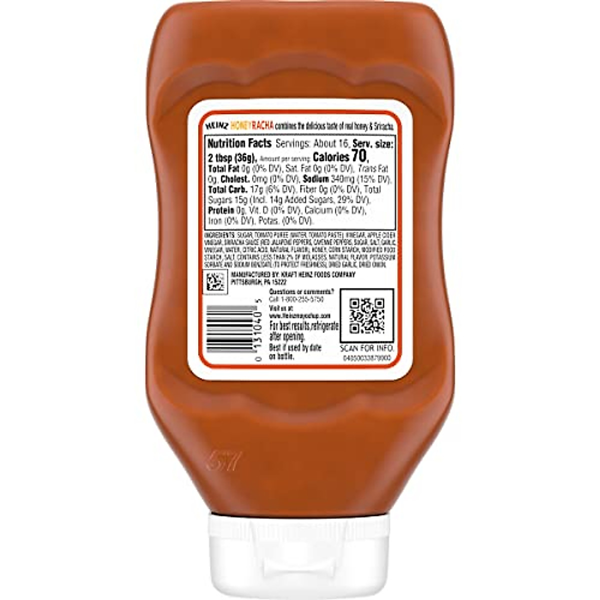 Heinz HoneyRacha 20.2oz