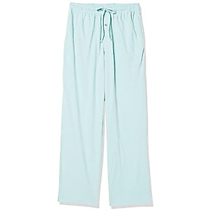 Amazon Essentials Men's Knit Pajama Pant, Light Blue, Large
