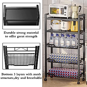 COVAODQ 5-Shelf Storage Shelf Wire Shelving Unit Metal Shelves Unit Storage