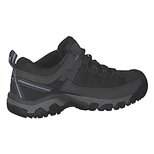 KEEN Men's Targhee 3 Low Height Waterproof Hiking Shoes, Steel Grey/Captains Blue, 10.5