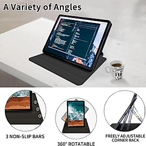 for Fire HD 10 Tablet Case 11th Generation 2021 and Amazon Fire HD10 Plus Case 10.1", 360 Degree Rotating Stand Smart Protective Case,for Fire HD 10 2021 Tablet,Cute Owl Roses Flower