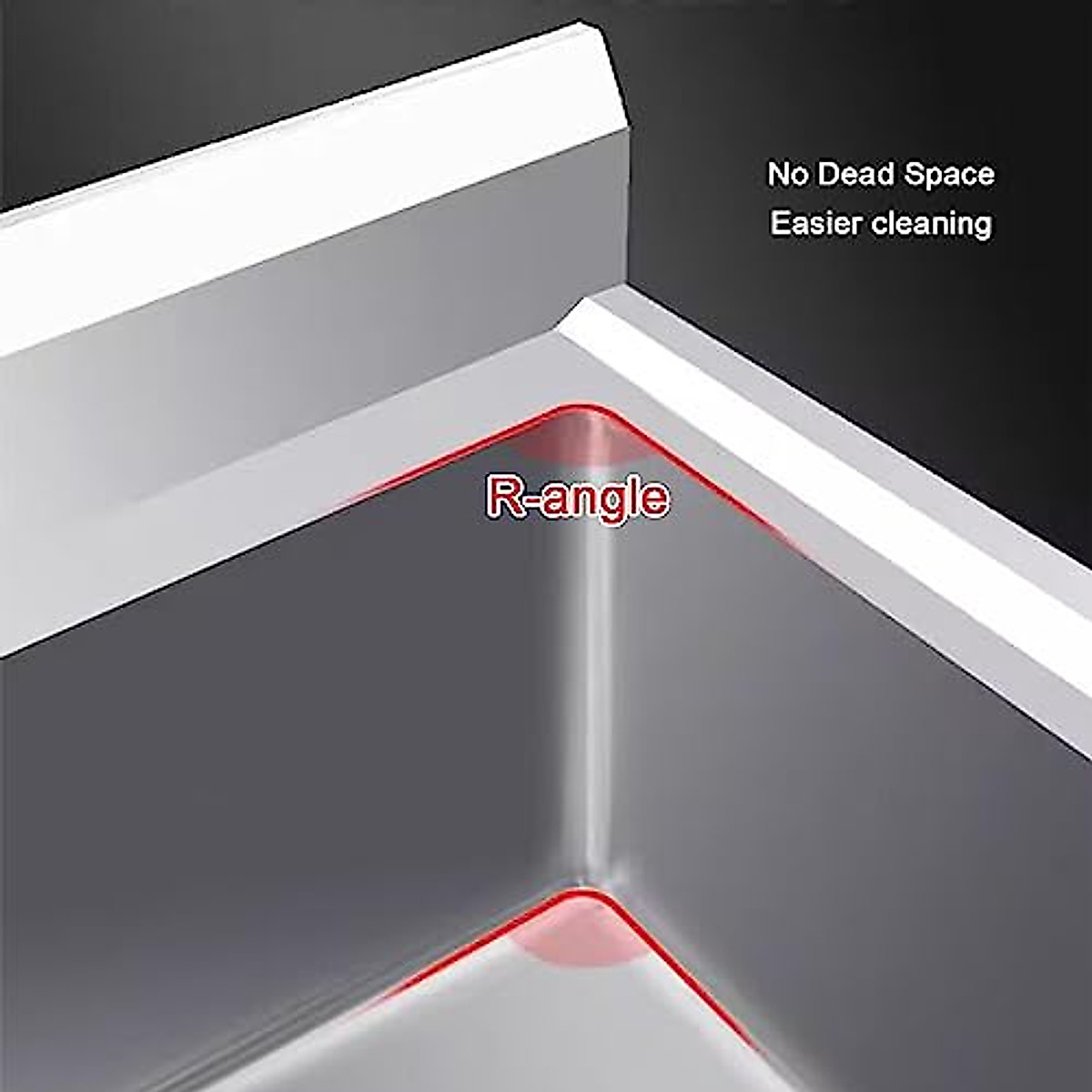 Commercial Kitchen Washing Sink Commercial Stainless Steel Utility Sink Freestanding Stainless Steel Sink with Drain Kit &Faucet for Restaurant, Laundry, Garage(47.2 * 27.5 * 30.5in)