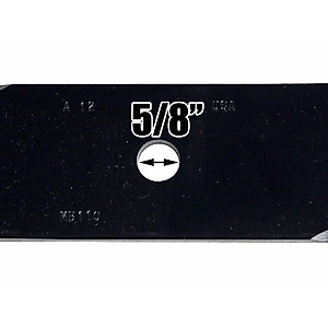USA Mower Blades (6 MB110BP Mulching for Bad Boy 038-5350-00 038-5350-0050 Length 16-1/2 in. Width 2-1/2 in. Thickness 0.204 in. Center Hole 5/8 in. 32" 48" Deck