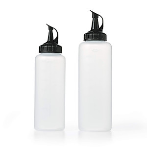 OXO Good Grips Adjustable Shaker (8 oz) and Chef's Squeeze Bottle Set