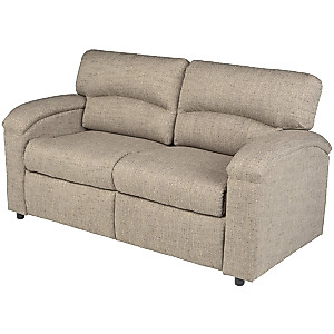 Thomas Payne 68" Destination Tri-Fold RV Sofa, Cobble Creek, 67.5" W x 34" D x 38" H, Foldout Hide-a-Bed-Style Convertible Sleeper Couch, Residential Comfort, High-Density Foam, PolyHyde Upholstery