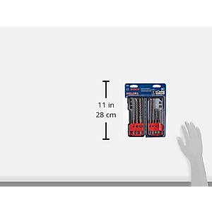 BOSCH HCK001 7 Piece Carbide-Tipped SDS-plus Rotary Hammer Drill Bit Set with Storage Case