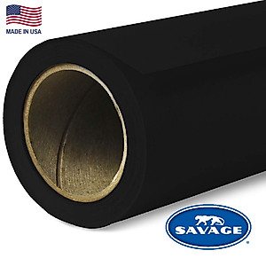 Savage Seamless Background Paper - #20 Black (53 in x 36 ft)